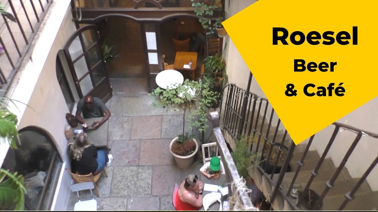 Roesel Beer Cafe - Old Town Prague beer & food - YouTube