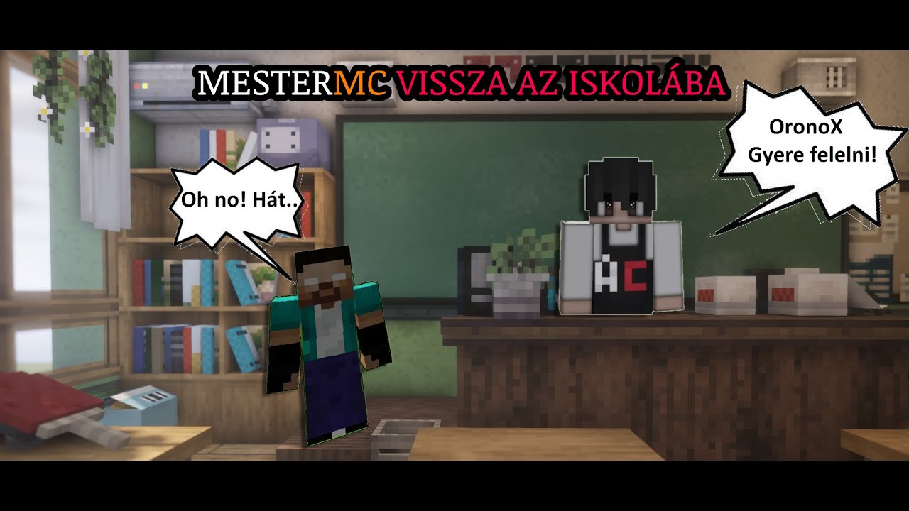 MesterMC - Irány vissza az iskolába🥺😭 - YouTube