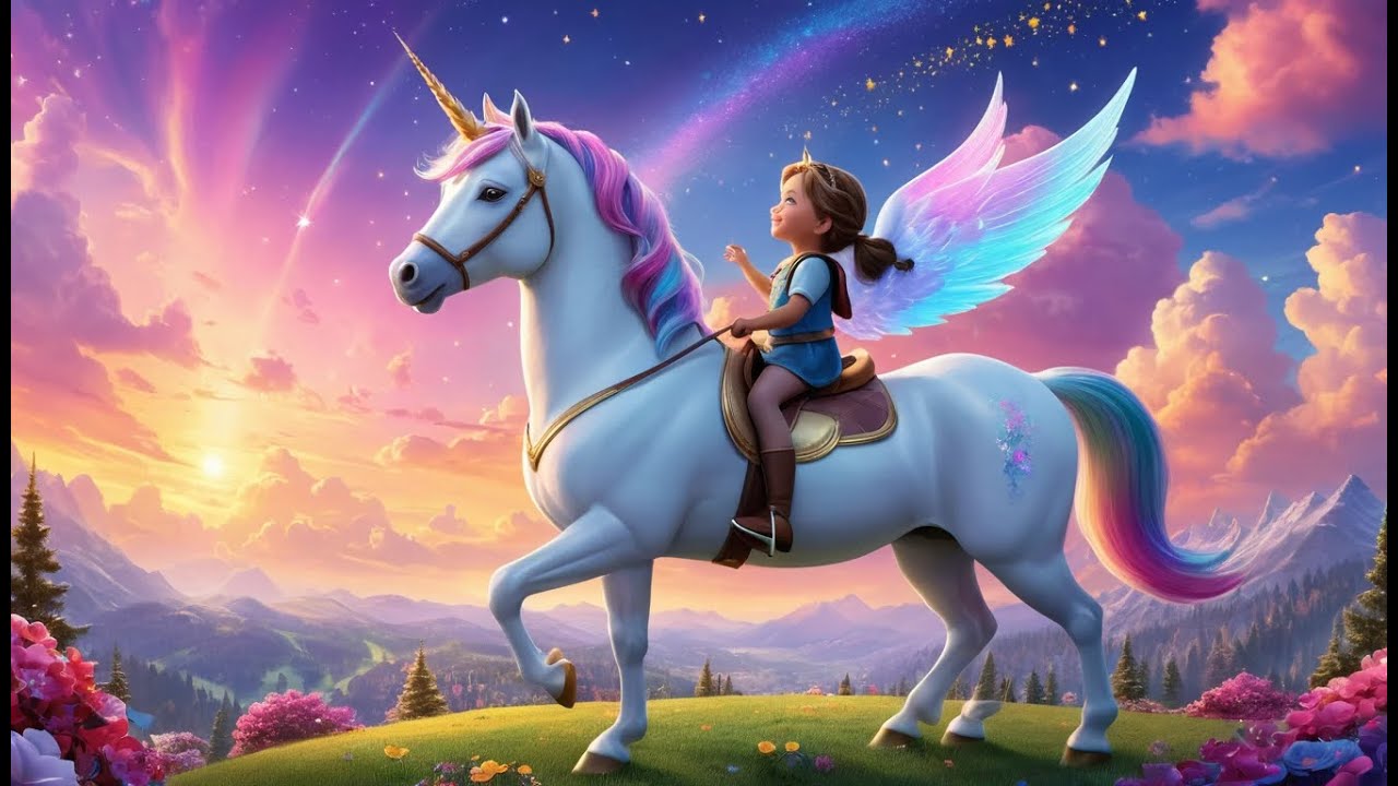 The Unicorn Who Painted the Sky Rhyme Song | Nursery Rhyme for Kids ...