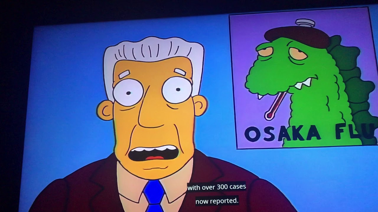 The Simpsons battle The Osaka Flu - YouTube