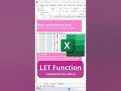 Supercharging Excel with LET and IFS made easy - YouTube