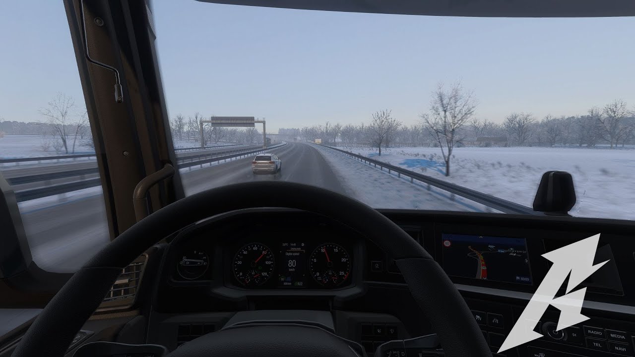 ️ETS2 | Project Next-Gen Winter Experience PREVIEW ️| Realistic Drive ...