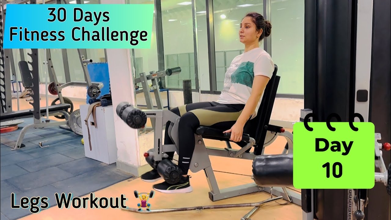 Leg’s Workout For Girl 🏋️‍♀️| Gym Girl | 30 Days Fitness Challenge ...