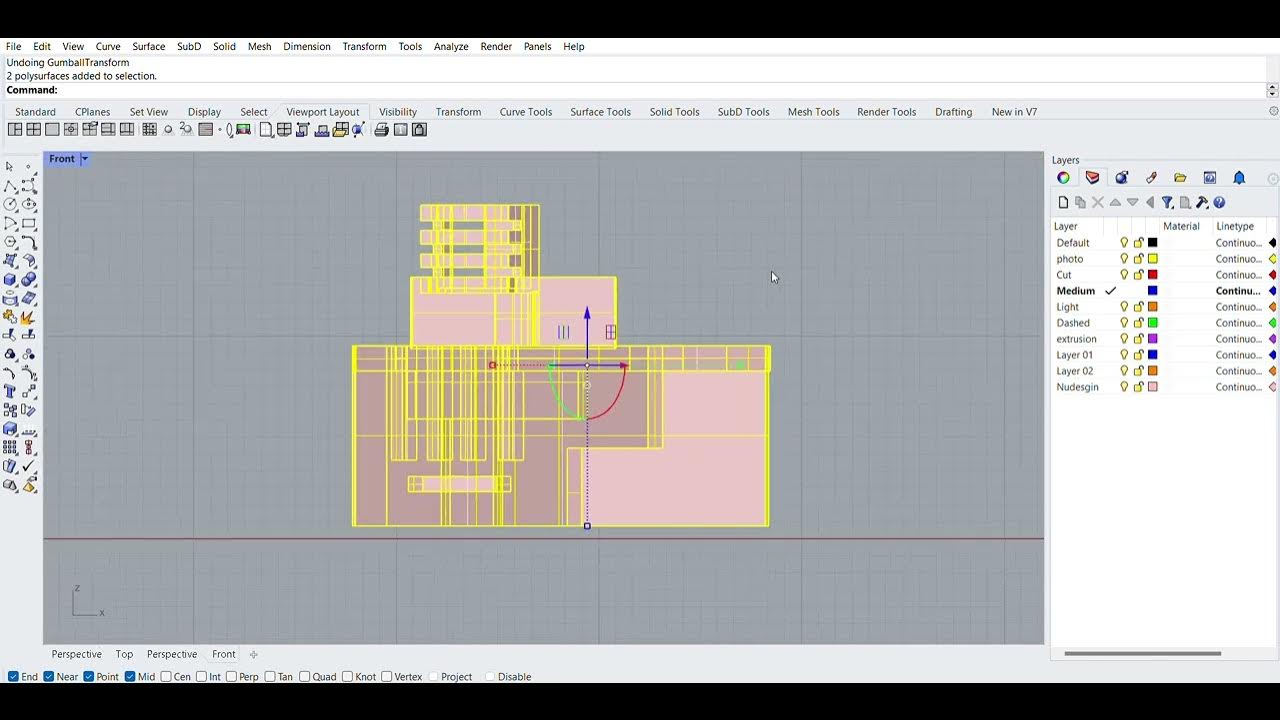 How to do Axonometric View of a Model in Rhino - YouTube