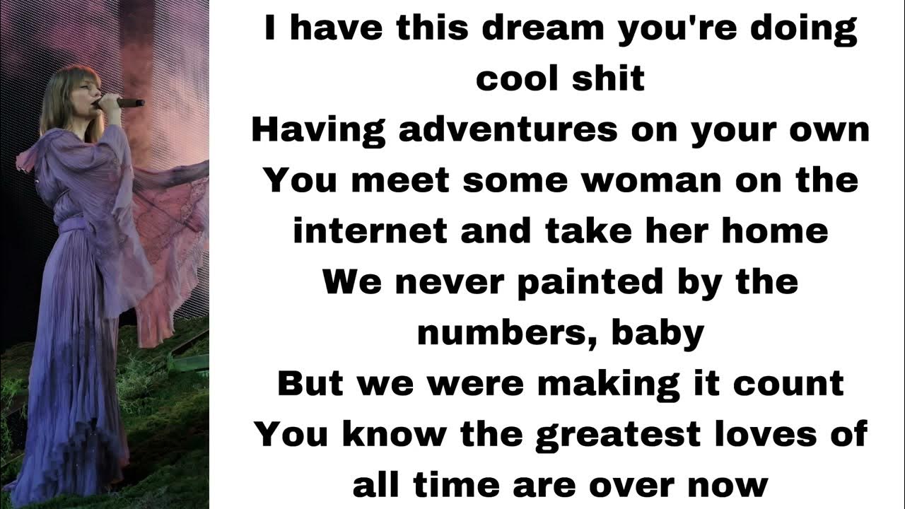 Taylor Swift - the 1 (lyrics) - YouTube