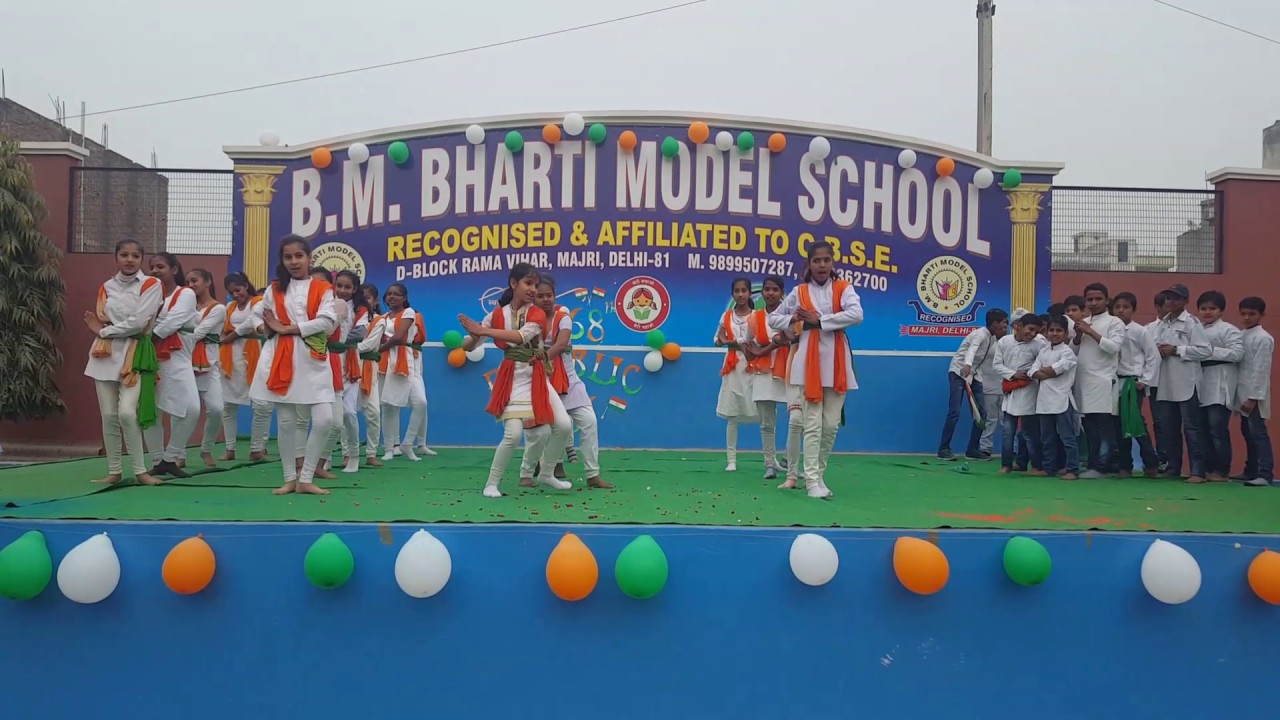 B.M.BHARTI MODEL SCHOOL 26 JANUARY - YouTube