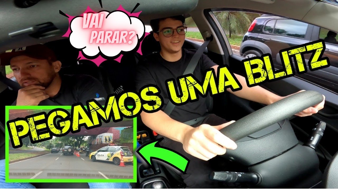 1° VEZ PASSANDO EM UMA BLITZ NA AV. DEZ DE DEZEMBRO, CARRO DE AUTO ...