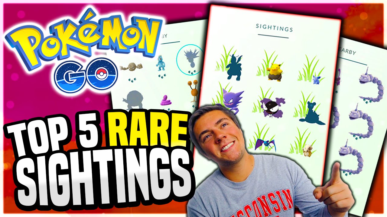 Pokemon Go - The Top 5 Rarest Pokemon Finds! (SO MANY RARE POKEMON ...