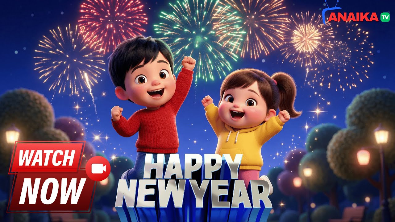 Happy New Year Song 2026 | A joyful Festive animation in 3D #newstart ...