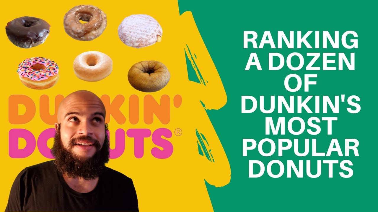 Ranking 12 Popular Donuts from Dunkin' - YouTube