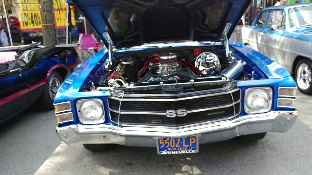 1971 METALLIC MEDITERRANEAN BLUE CHEVROLET CHEVELLE SS 400 HP - YouTube