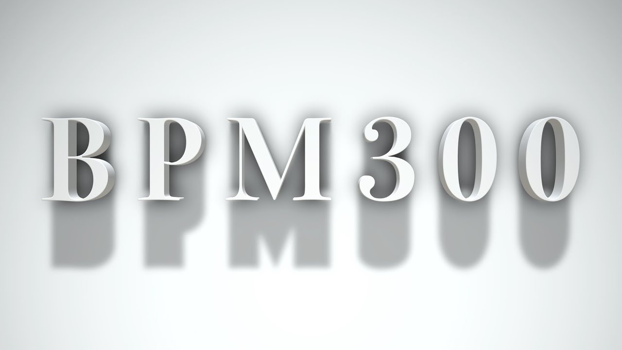 メトロノーム BPM 300【テンポ300】 - YouTube