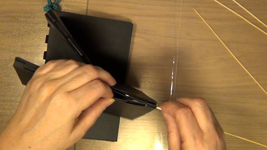 A MINI ALBUM WITH A PIANO HINGE BINDING - YouTube