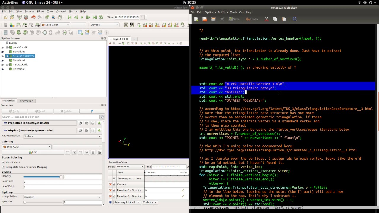basic CGAL data structs and algorithms for Delaunay triangulation - YouTube