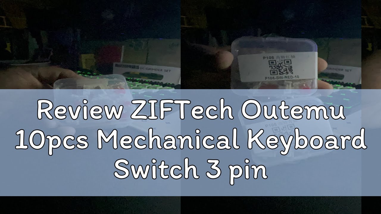 Review ZIFTech Outemu 10pcs Mechanical Keyboard Switch 3 pin Blue Red ...