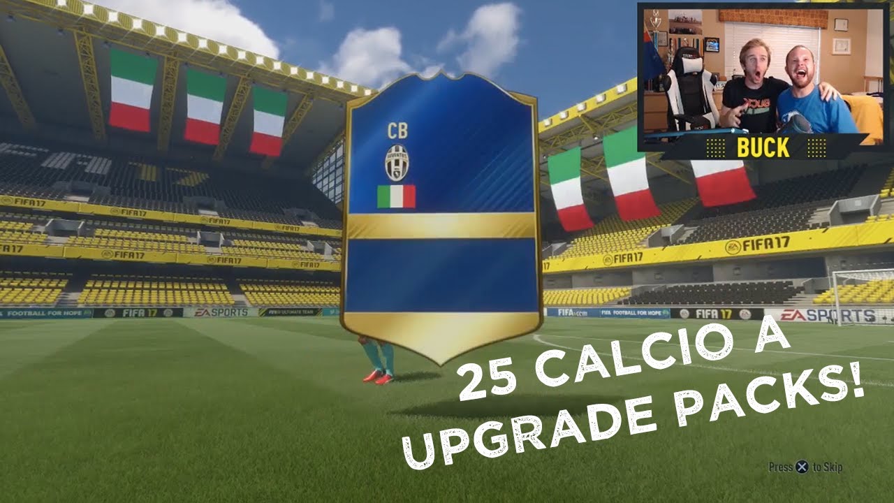 25 CALCIO A PREMIUM UPGRADE PACKS CHALLENGE!!! FIFA 17 TOTS! - YouTube