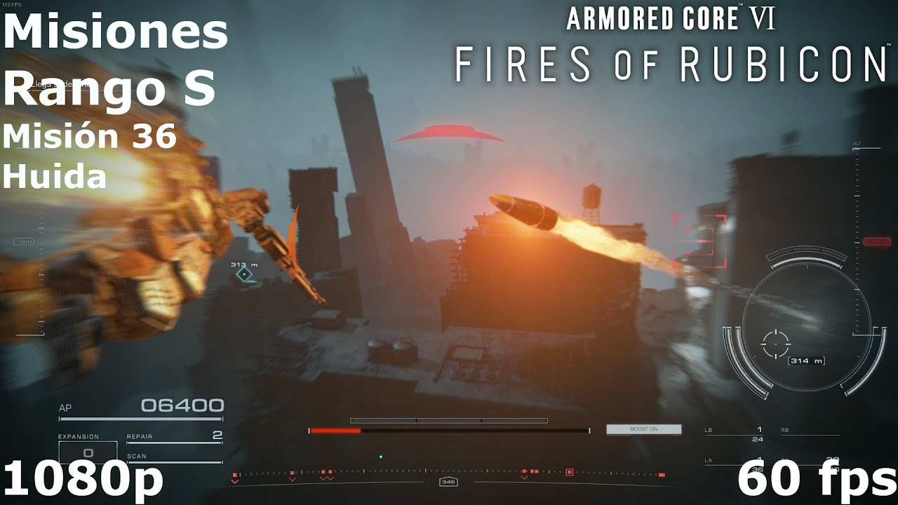 AC6 FoR [PC] | Misiones rango S | Misión 36 | Huida - YouTube