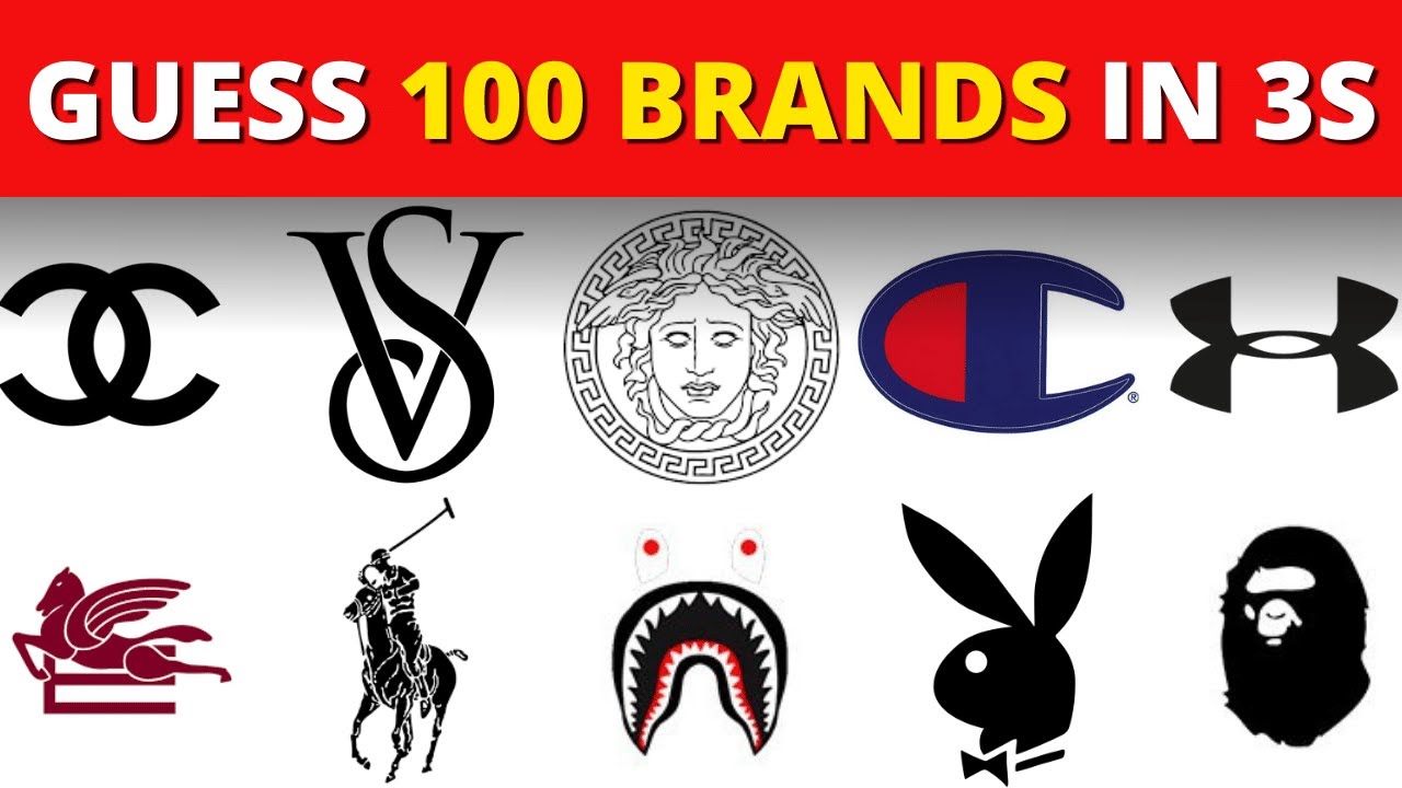 Think You're a Fashion Expert? Guess 100 Brands in 3 Seconds! - YouTube