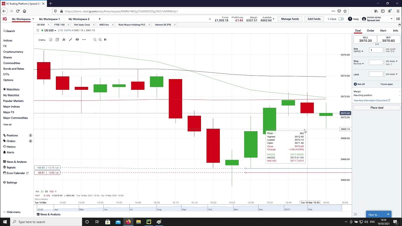Algorithmic Trading Strat IG Python API-Testing Positions on opposite ...