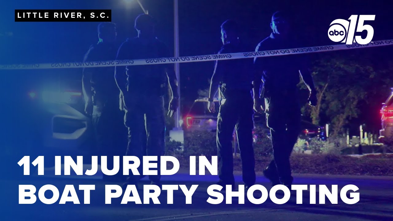 11 injured in Little River boat party shooting - YouTube