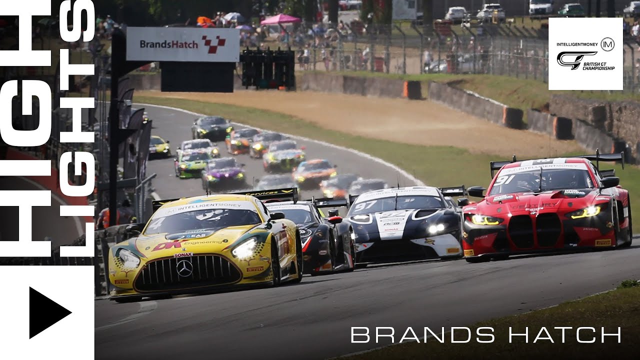 HIGHLIGHTS | Brands Hatch | Intelligent Money British GT Championship ...