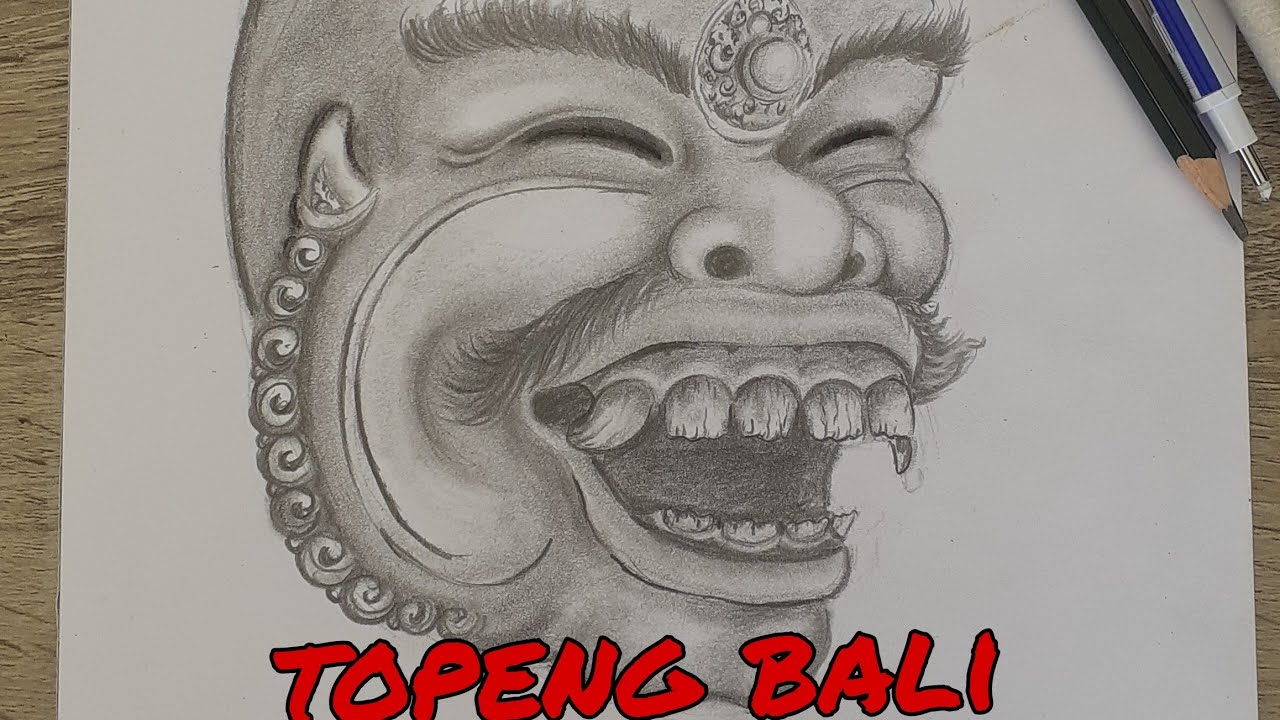 Cara Mudah Menggambar Topeng | how to draw a mask - YouTube