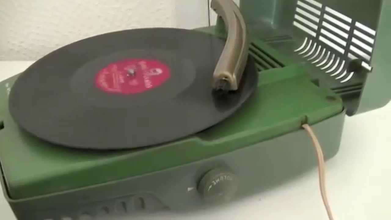 Vintage Record Player 1957 The Webcor Midge" Record Player - YouTube