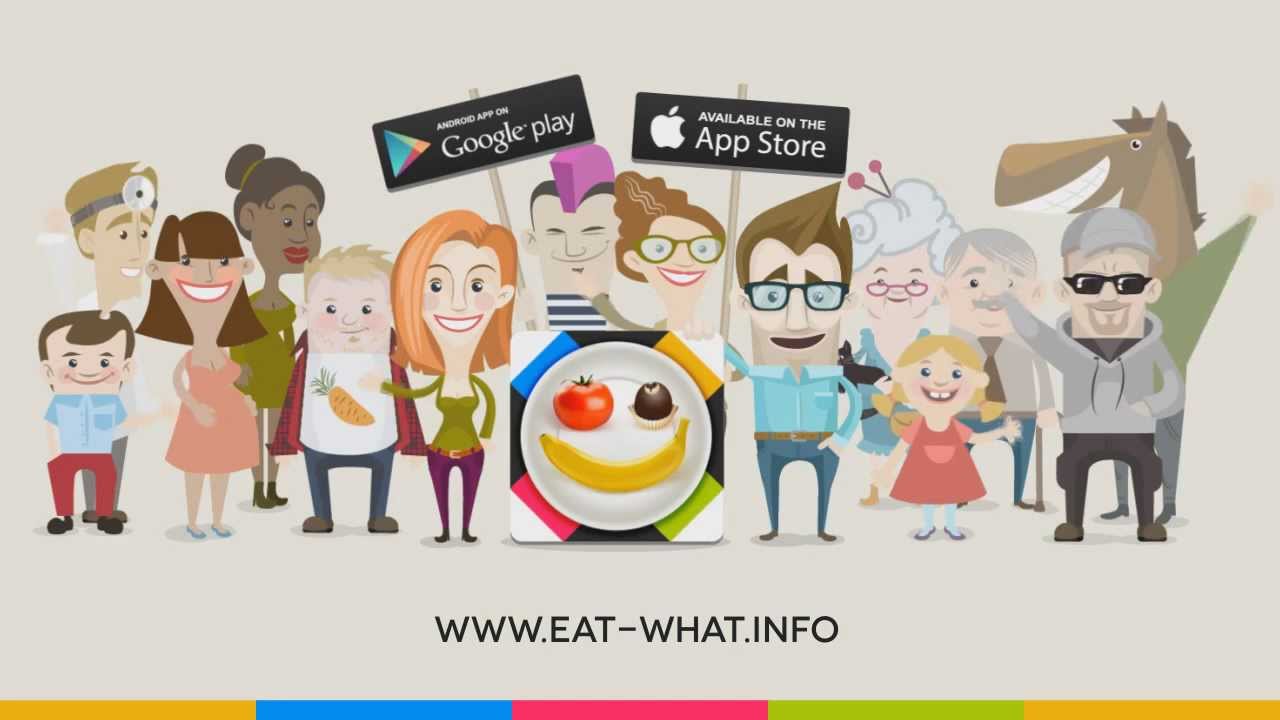 Eat What application - scan your food! - YouTube