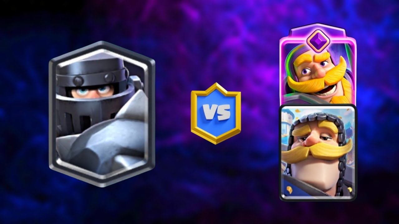 MEGA KNIGHT VS KNIGHT EVOLUTION, KNIGHT COMBO - YouTube