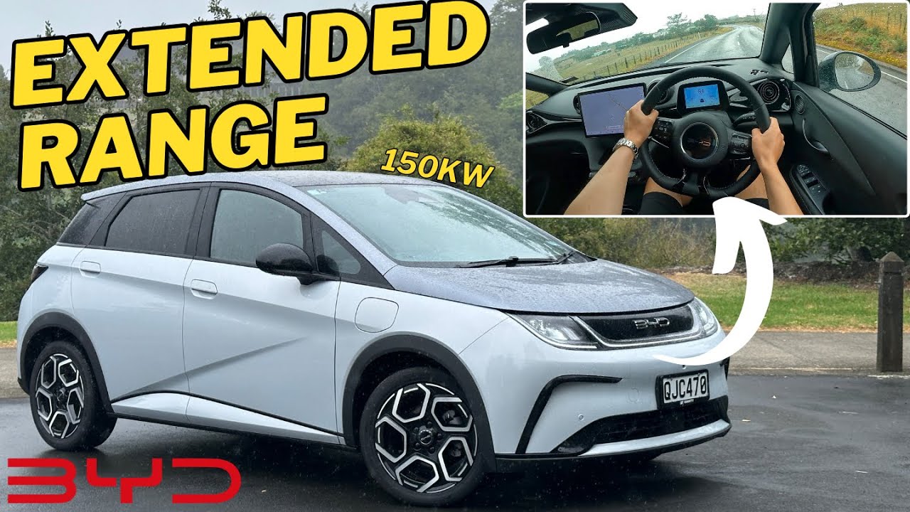 2024 BYD Dolphin Extended │ POV Drive Review NZ │ 150kW (201hp) 310Nm ...