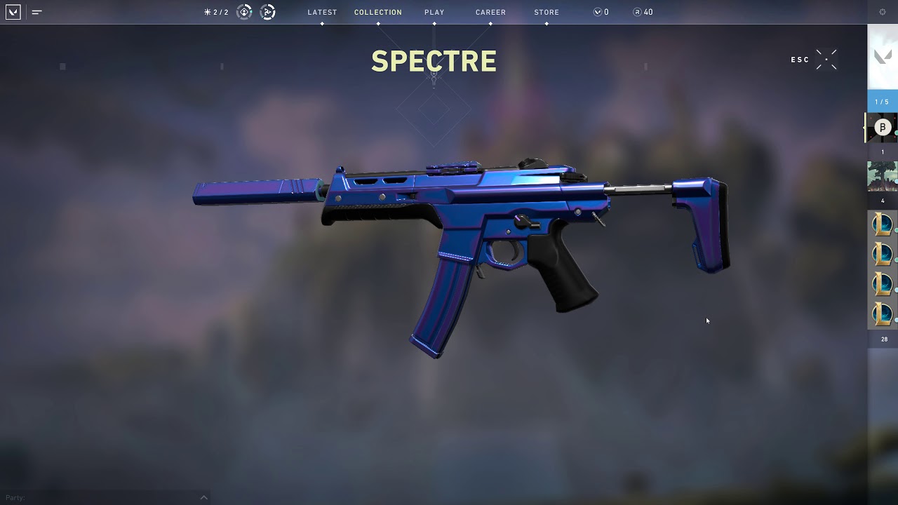 Prism Spectre Skin preview - Valorant Closed Beta - YouTube