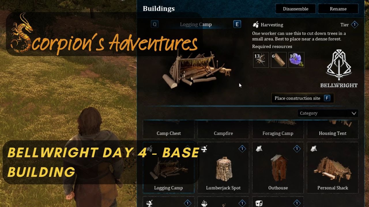 Bellwright Day 4 - Base building - YouTube