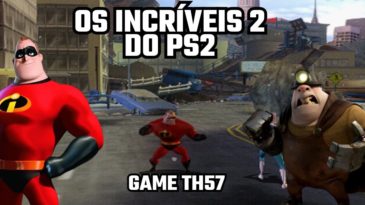 os incríveis 2 jogando jogo do PS2 zerando - YouTube
