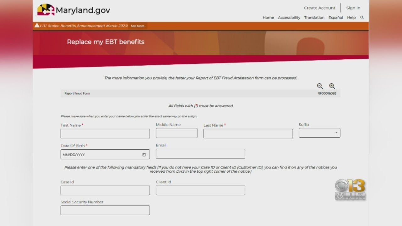 Governor Moore announces expansion of EBT fraud reimbursements - YouTube