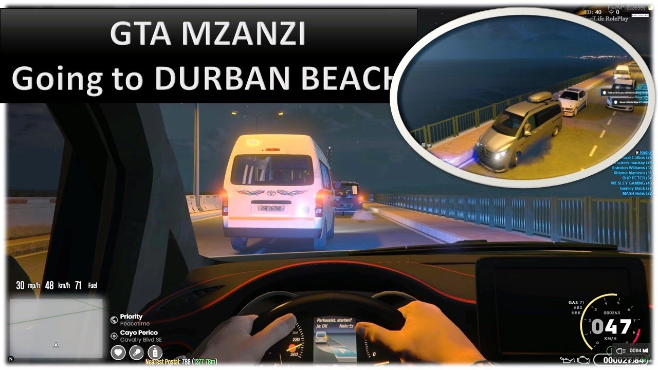 GTA MZANSI {Viano} Going to Durban Beach [ Kasi-life RP] With the Gents ...