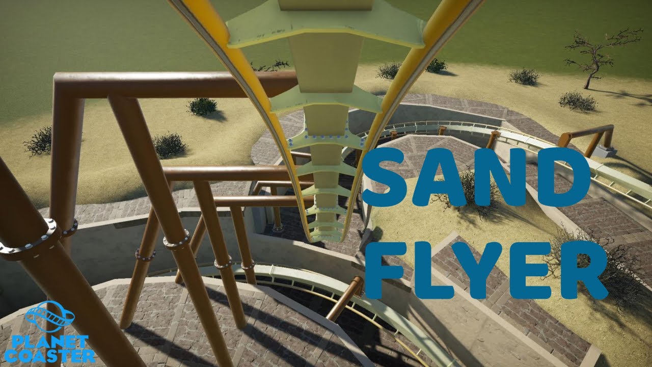 Sand Flyer B&M Inverted Coaster - Planet Coaster POV - YouTube