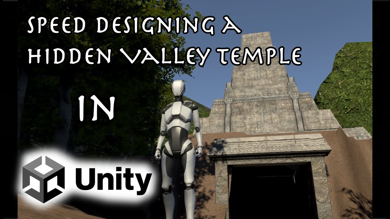 Unity Landscape #5 - The Sunken Valley, an Ancient Temple - YouTube