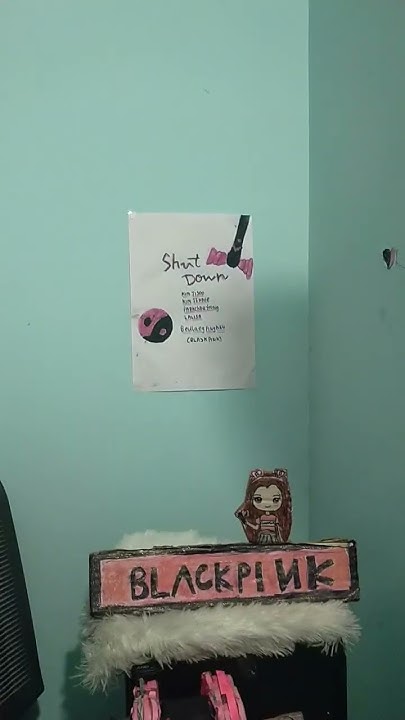 black pink decor update like, comment, sub, share - YouTube