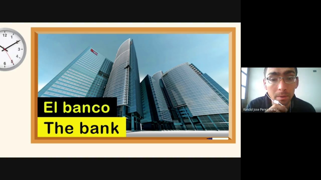 Video Clase Inglés. Grado 3. El Banco en inglés. Lunes 09 Noviembre ...