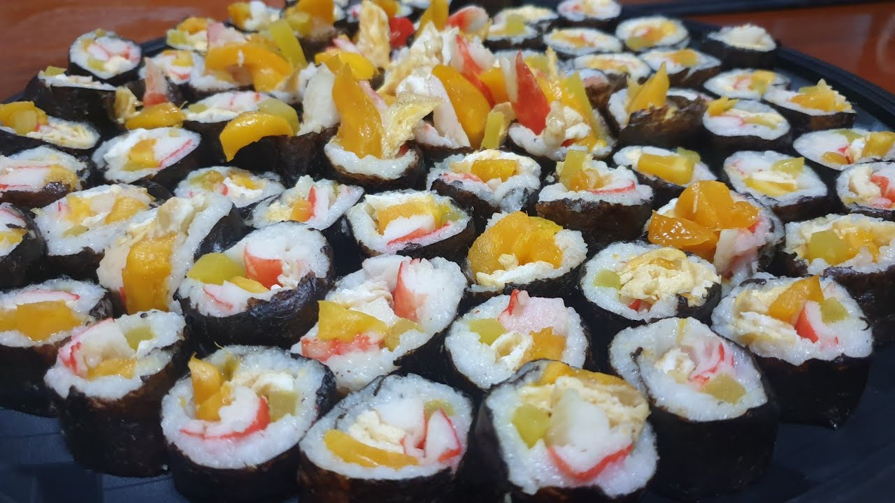 Roll Mango Sushi Filipino Style - YouTube
