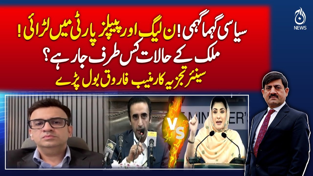 Political turmoil! Fight between PML-N and PPP! - Rubaroo with Shaukat ...