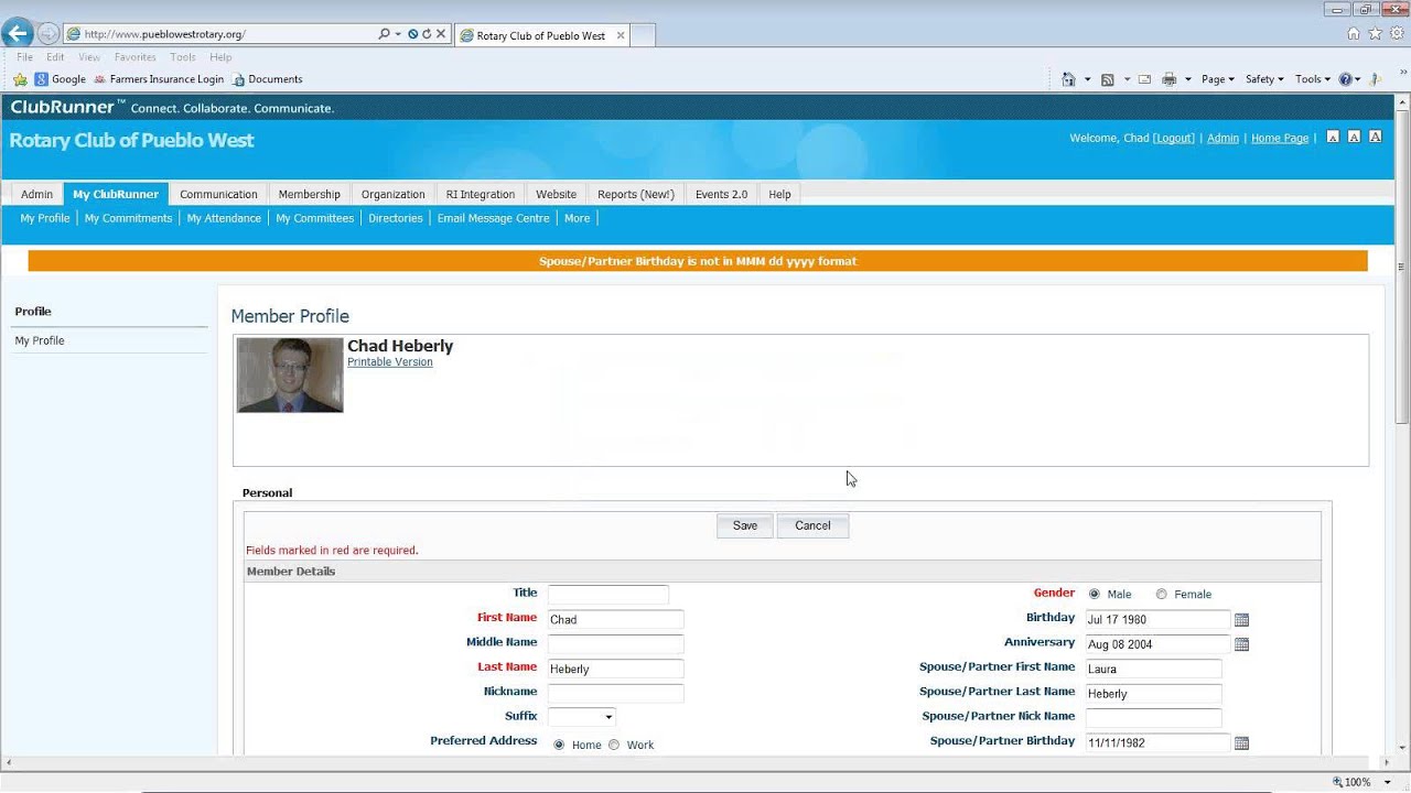 Updating your Rotary Profile on Clubrunner - YouTube