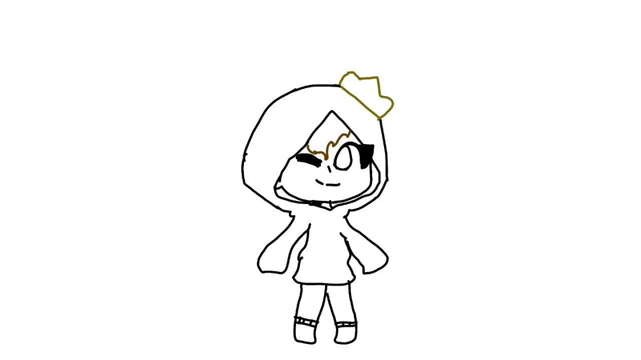 Gatcha life art speed paint - YouTube