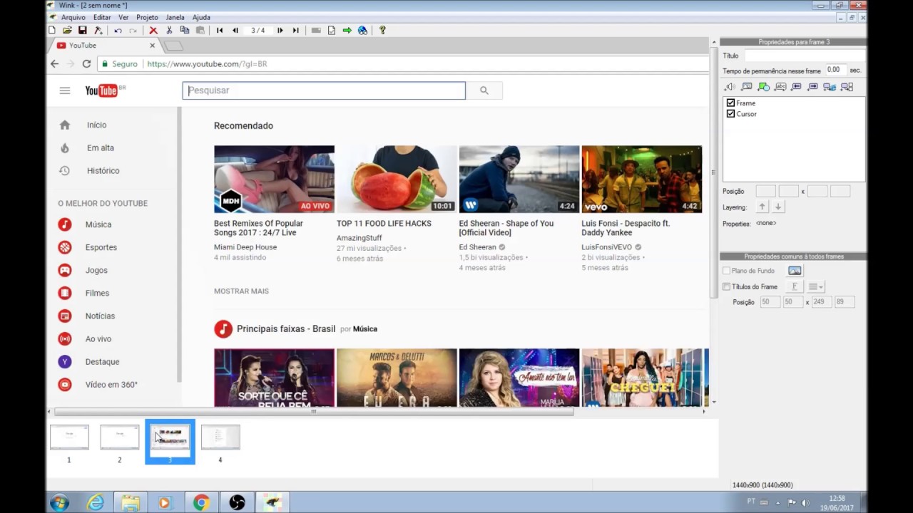 Tutorial do software gratuito Wink - YouTube