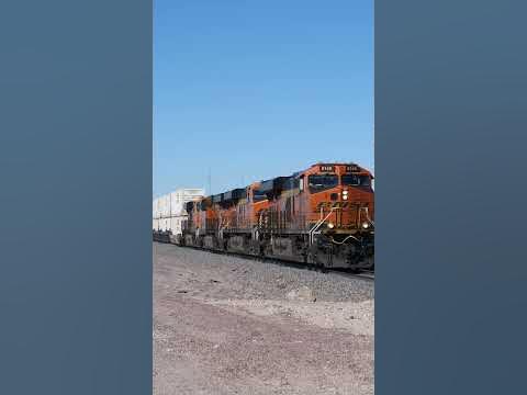BNSF 8148 EB Q TRAIN 2-9-2023 - YouTube