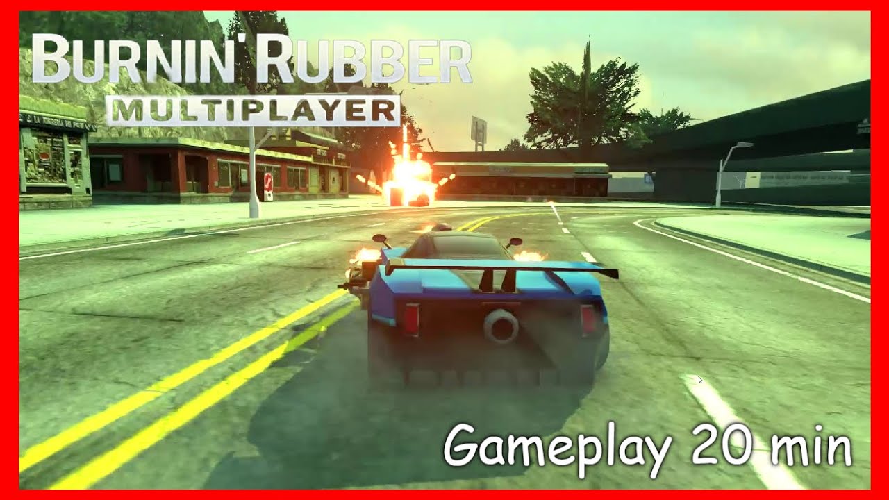 Burnin Rubber Multiplayer #2 | Gameplay 20 min (2023) - YouTube