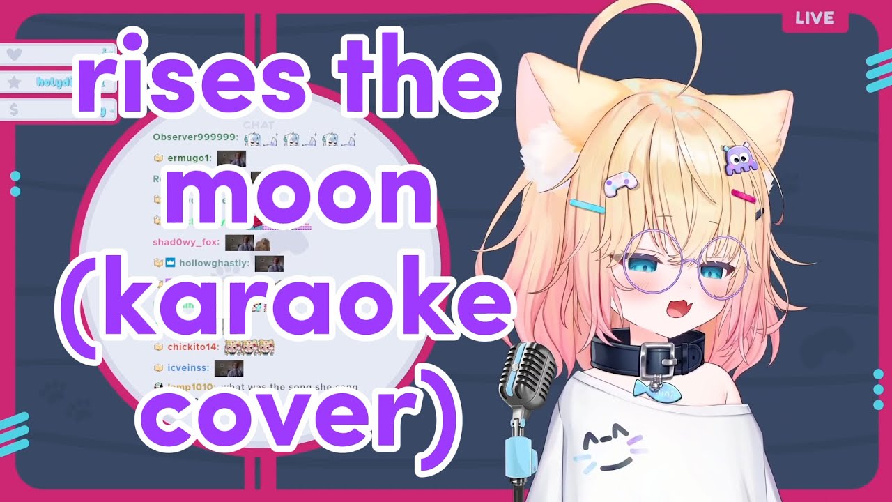 MinikoMew sings rises the moon by Liana Flores (1/10/25) - YouTube