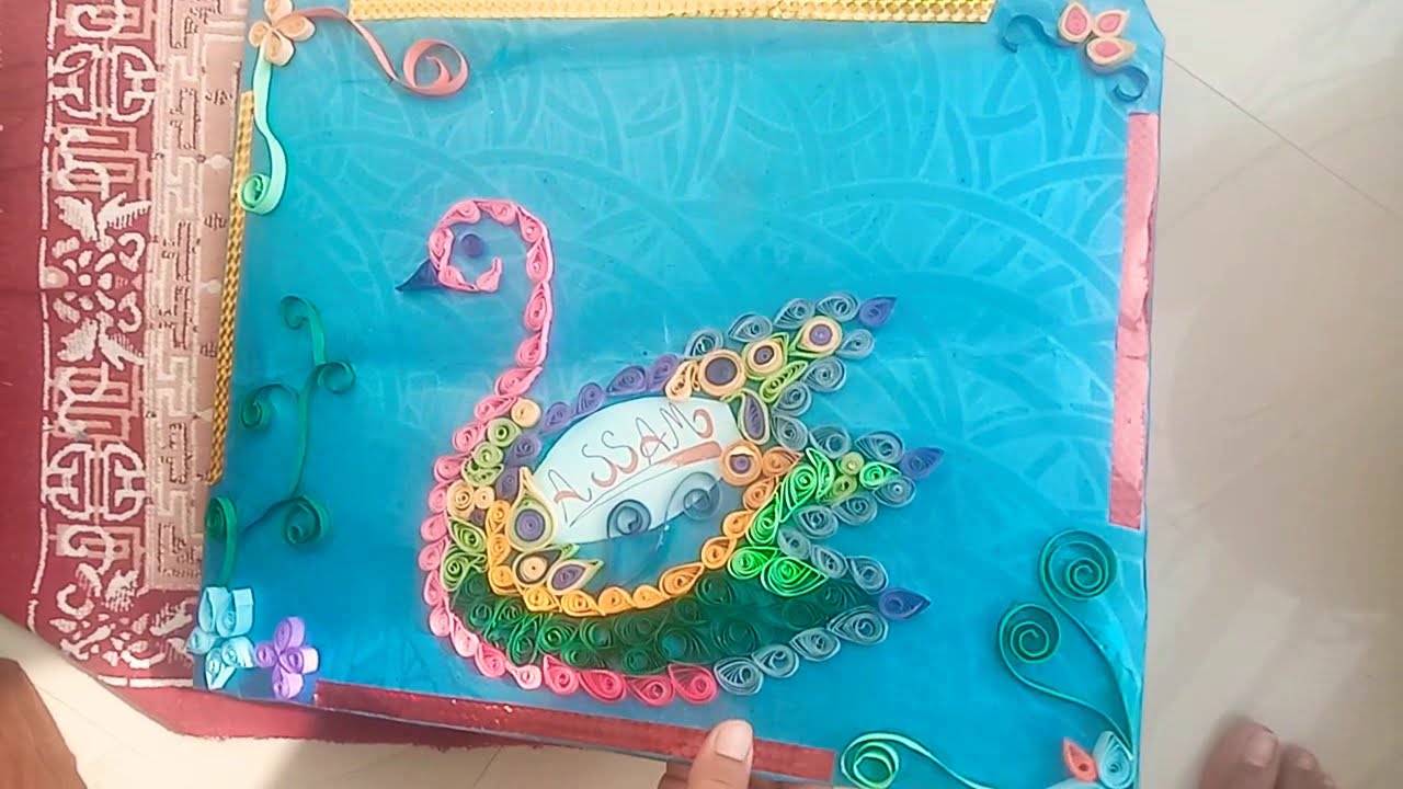 Project file on Assam | by KVS student | beautiful decorated file - YouTube