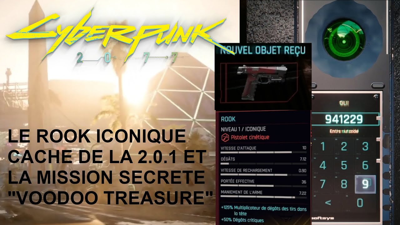 Cyberpunk 2077 Le Rook iconique 2 0 1 d'Aurore et la mission cachée ...