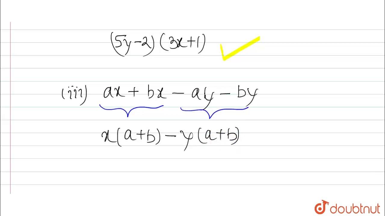 i x 2 xy 8x 8y ii 15xy 6x 5y 2 iii ax bx ay i-x-2-xy-8x-8y-ii-15xy-6x-5y-2-iii-ax-bx-ay